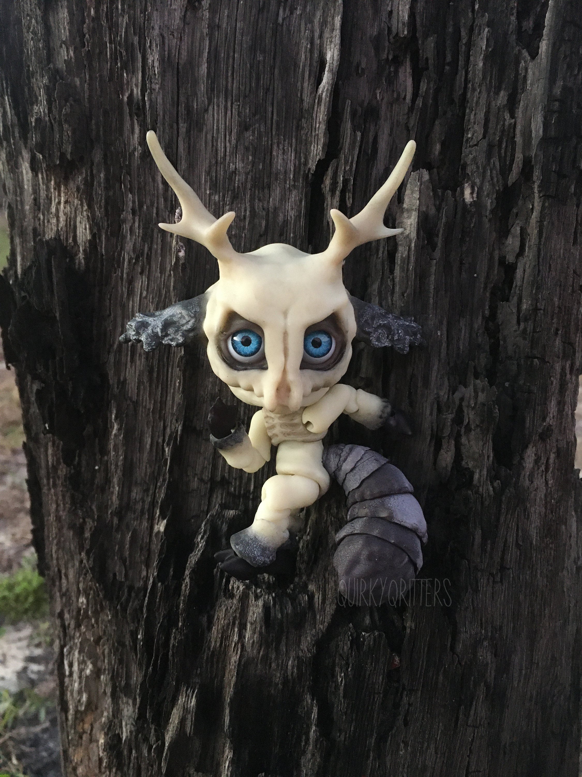 Skullith: A Cute Cryptid Ball Joint Doll – QuirkyQritters
